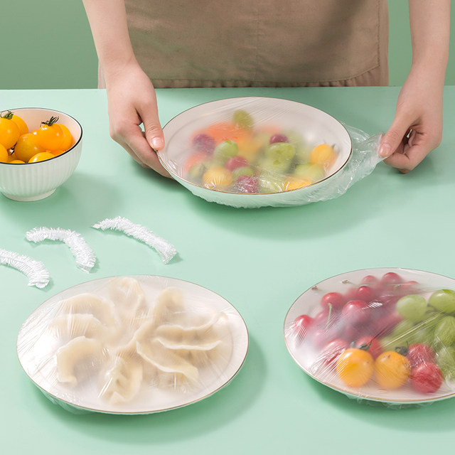 Cartoon plastic wrap box house kitchen wall -mounted one -time fresh ...