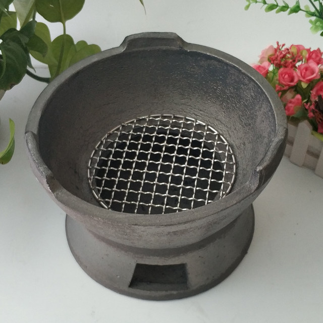 Carbon stove Hong Kong-style charcoal hot pot pot edge stove black sand ...