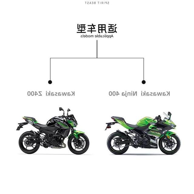 Suitable for Kawasaki Ninja 400 fuel tank stickers, modified motorcycle ...