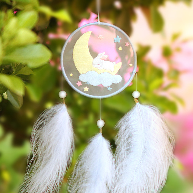 Girl's heart dream catcher, patch shop dream net material diy handmade ...