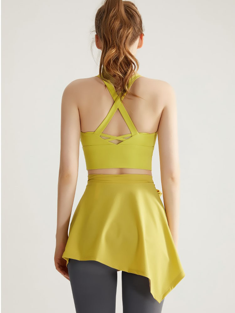 Weiman Yoga Skirt - Women's Fitness Dance Cover-Up