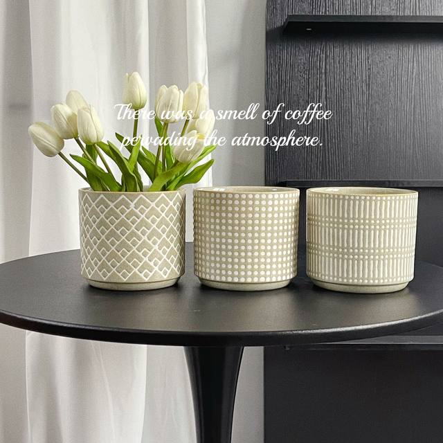 Foreign Trade Nordic Simple Ceramics Flower Basin Large Creative ...
