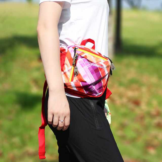 Xueqiu Island Xia Xin multifunctional outdoor floral pattern waist bag ...