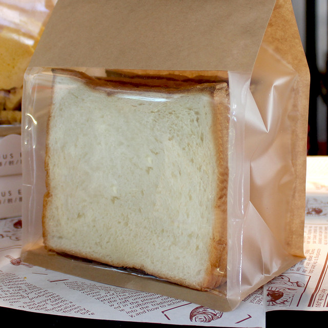 450g toast bread packaging bag baked bagel biscuit self-sealing food ...