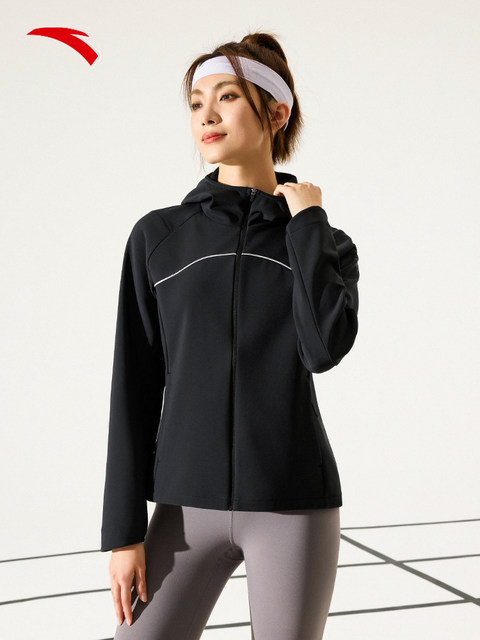 Anta Sanji Fish Bone Jacket Women's Fall Hooded Woven Sports Top ...