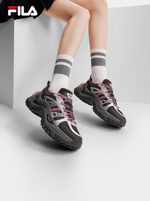 FILA official fish bone 3 generation dad shoes women's shoes new thick ...