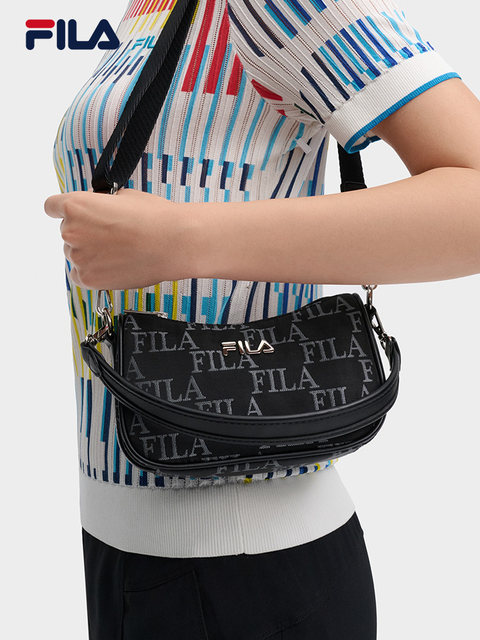FILA official women's bag shoulder bag 2024 new fashion casual shoulder ...