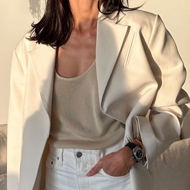 23 new pepamack same asymmetrical placket design suit temperament loose ...