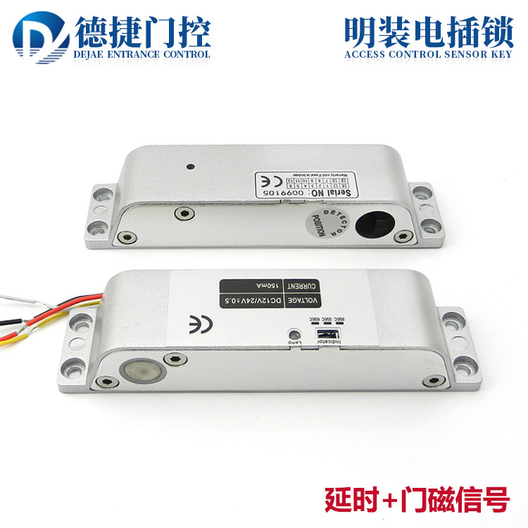 External Electric Bolt Lock - Magnetic Feedback, Delayed Bolt Lock for ...