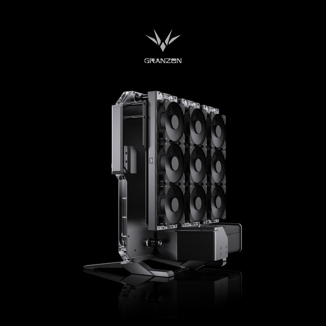 Granzon G20 open water circuit board chassis supports E-ATX motherboard ...