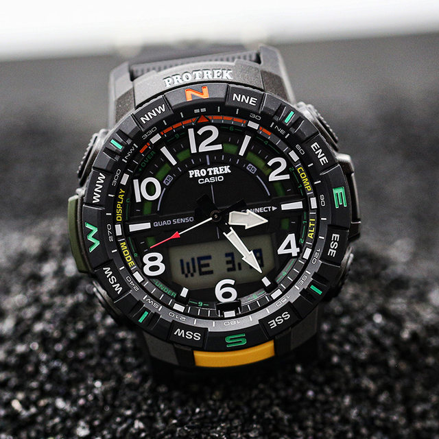 Casio PROTREKPRT-B50-1/2/4/YT/T-7/B70-5 Mountaineering Bluetooth Men's Wrist Watch