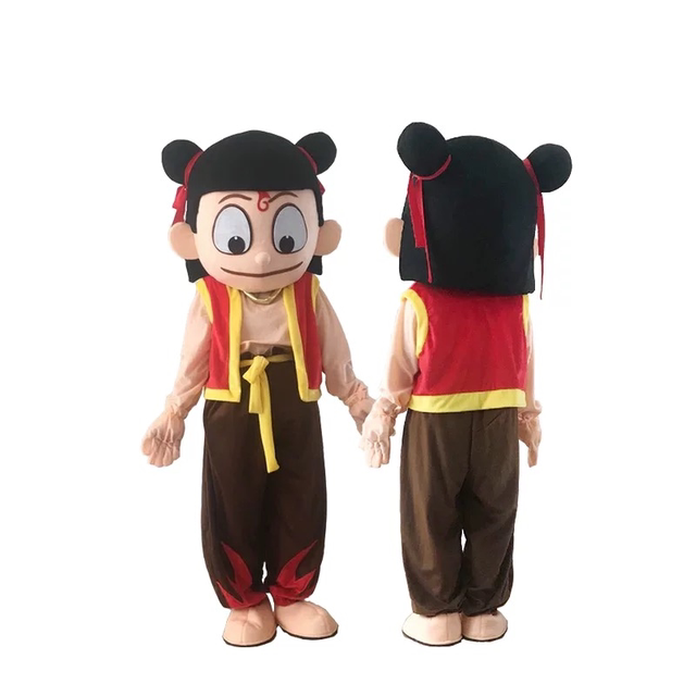 Nezha cartoon doll costume spot people walking performance props ...