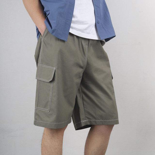 DKSTORE new Mingjie line pure cotton workwear five-point shorts ...