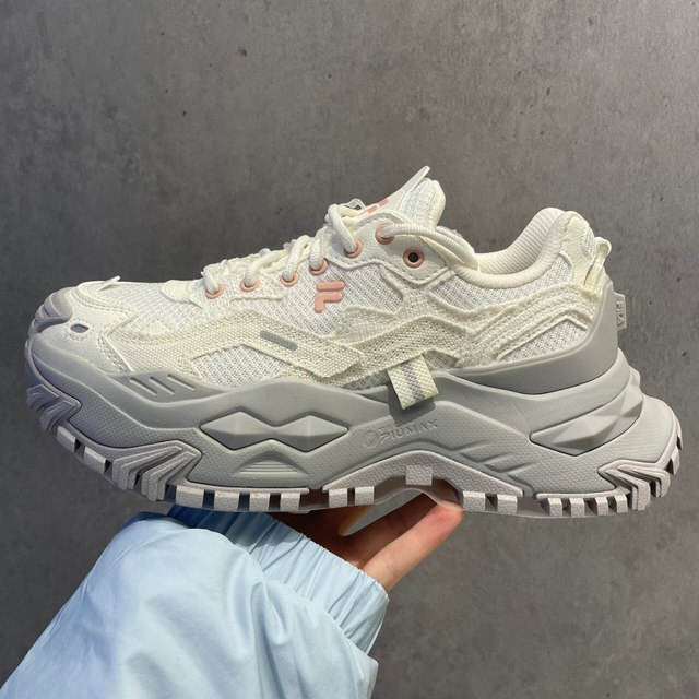 FILA hard candy women's shoes BIANCO thick-soled heightening dad shoes ...