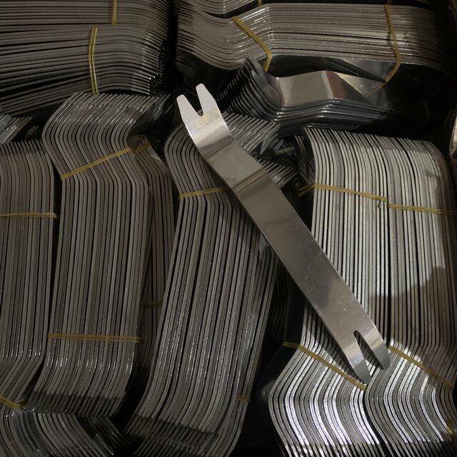 Car audio door disassembly and assemble metal steel pry plate rocker ...