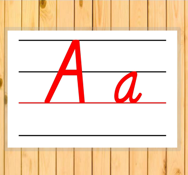 26 english alphabet handwriting standard sequence cards | EBUY7 Card