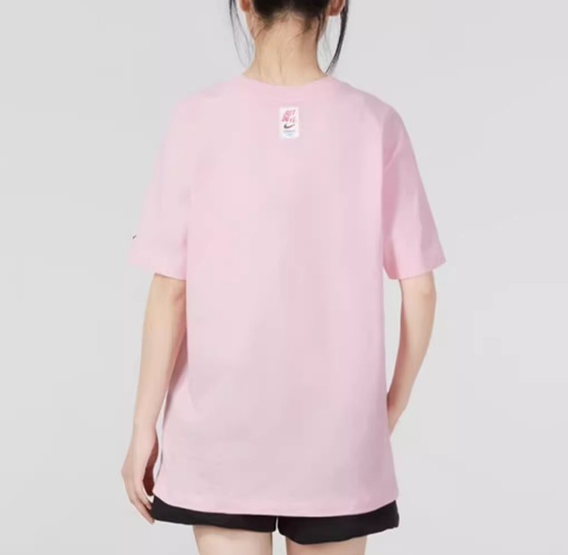 Nike women's breathable sports casual short-sleeved cotton knitted ...