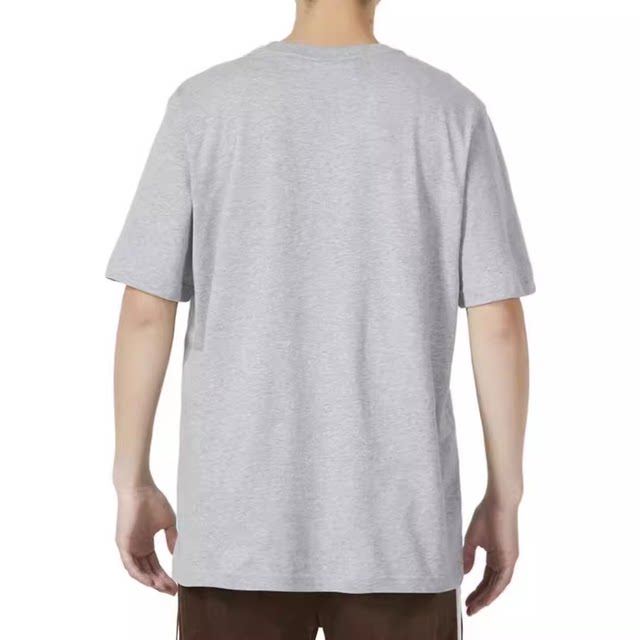 Adidas/Adidas men's casual logo printed round neck pullover short ...