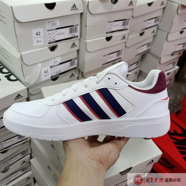 Adidas Adidas men's sneakers Adidas versatile white shoes low-cut ...