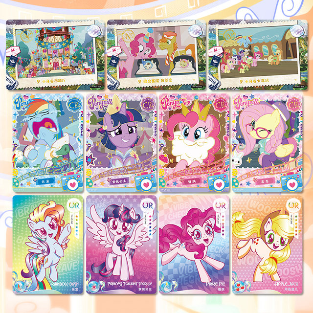 Card game full set of My Little Pony cards, a full box of Hui Yue Bao ...