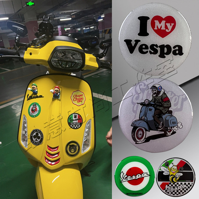 Suitable for modified vespa stickers, motorcycle magnetic stickers ...