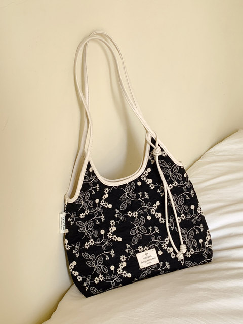 Nanfeng Chio2nd embroidered grass poetry collection of female bag women's large capacity autumn ...