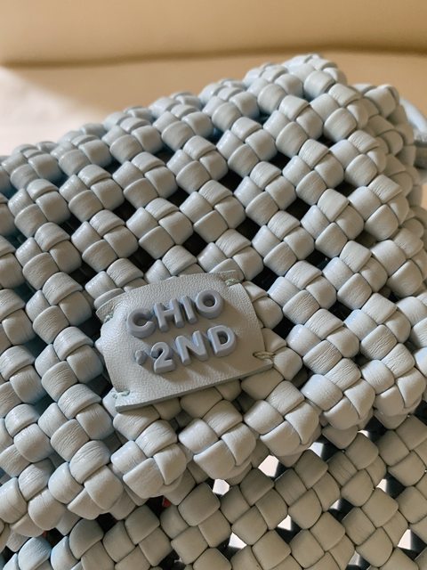 Nanfeng Chio2nd candy bubble mobile phone bag women's summer niche designer hollow woven ...