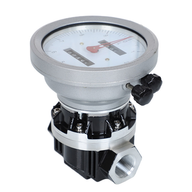 Diesel mechanical flow meter high precision flow meter oval gear meter ...