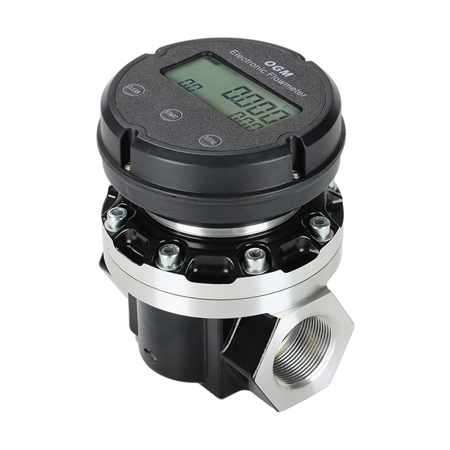 Diesel flow meter, oil methanol flow meter, high precision oval gear ...