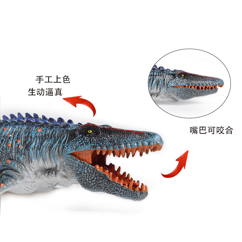 Beryou Mosasaur Oyuncak Modeli - Antik Deniz Hayvanı Dinozor