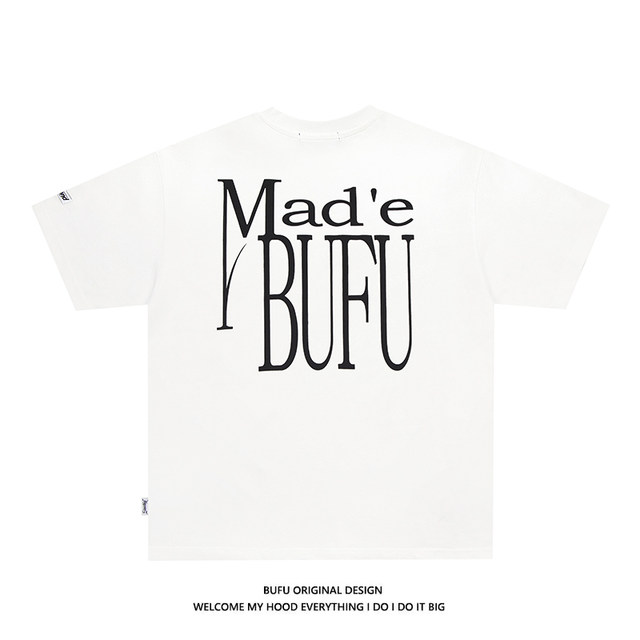 Billions of Boys BUFU national fashion brand American street short-sleeved T-shirts for men and ...