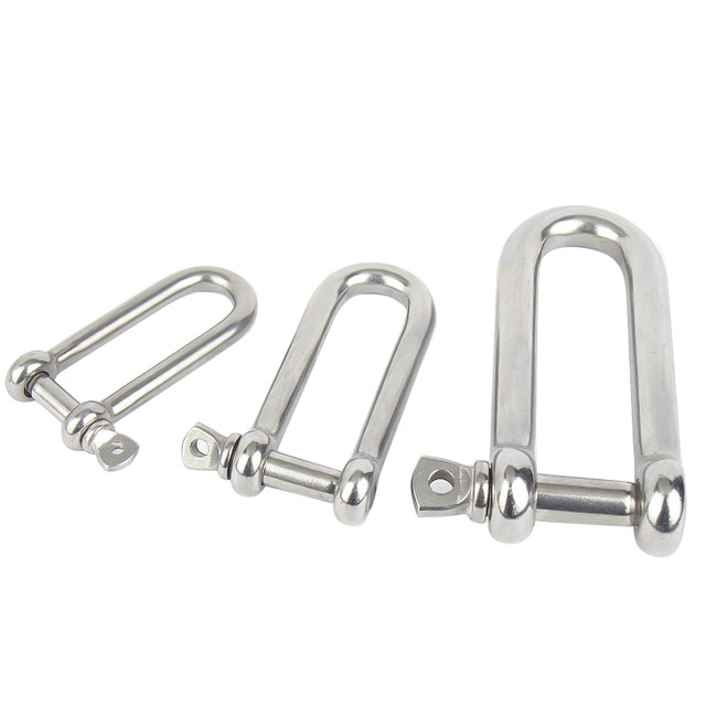 National standard 304 stainless steel extended d-shaped bow shackle u ...