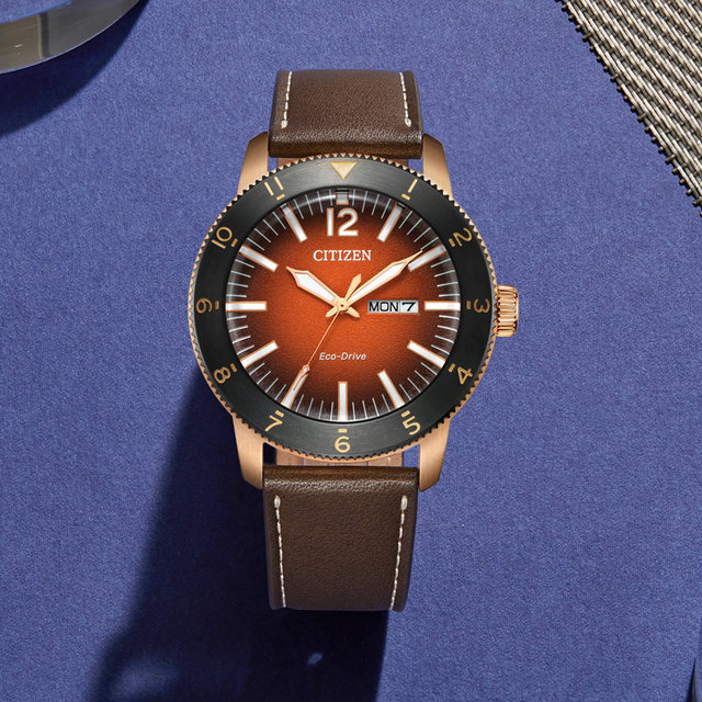 Citizen official authentic stainless steel rose gold plated BIP belt ...