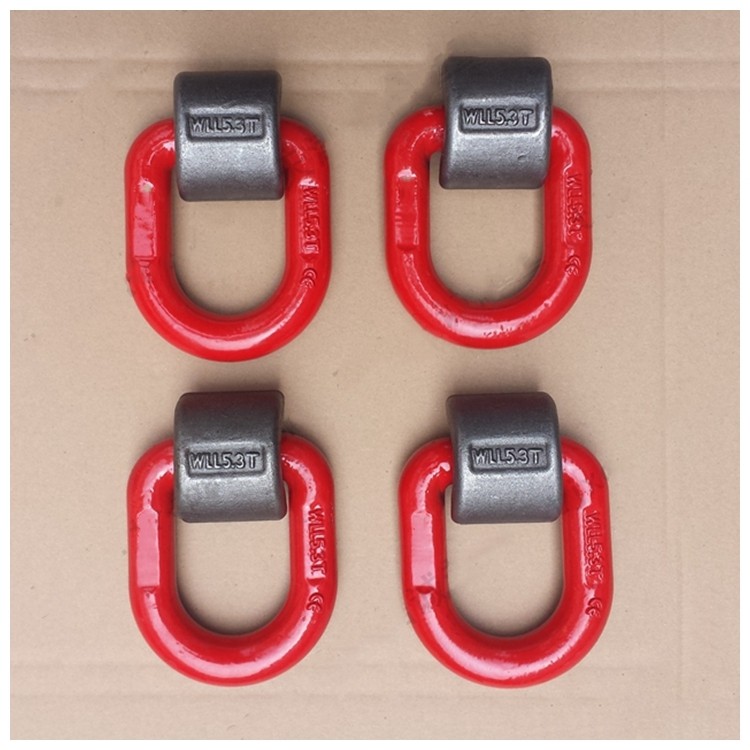 Die forged and welded D-type lifting ring high-strength lifting point ...
