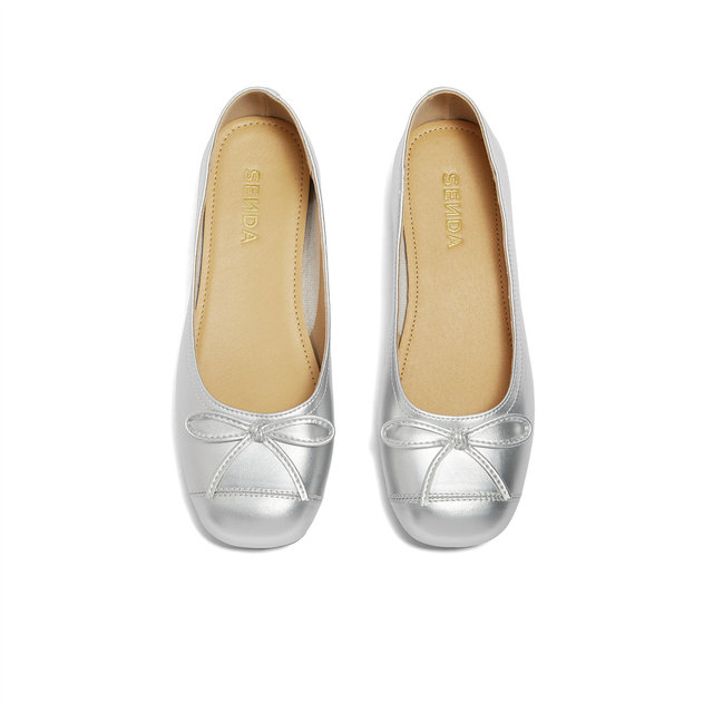 Sonada Silver Single Shoes Women's Shoes 2024 New Spring and Autumn ...