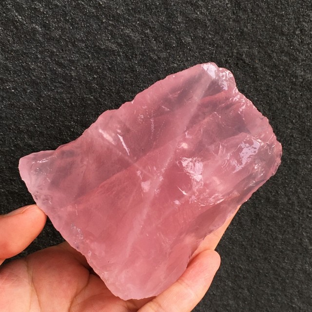 Natural powder crystal rough ice sugar pink crystal raw stone raw ore ...