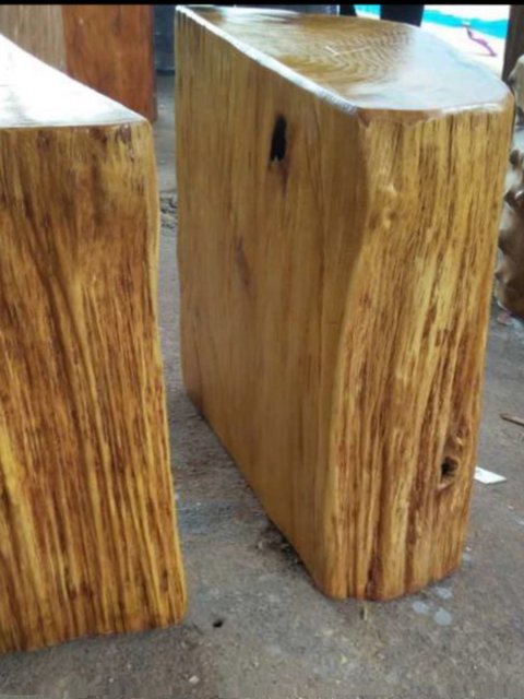 Solid wood pier large plate bracket supporting tripod table foot of the ...