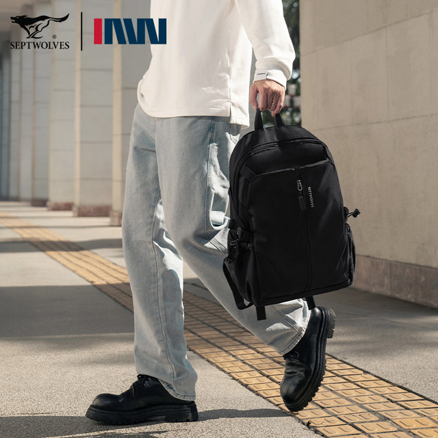 Septwolves Backpack Men's 2025 New Large-Capacity Backpack Travel ...