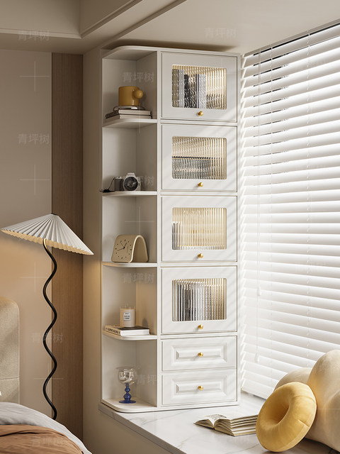 Bay window cabinet storage cabinet balcony wall storage cabinet simple ...