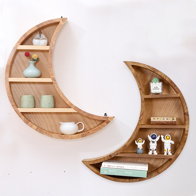 Wall -mounted Bogu Hanging wall solid wood new Chinese tea rack Duobao ...