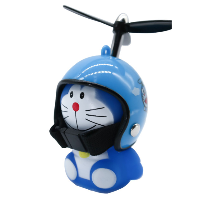Doraemon Doraemon wearing helmet mountain road bicycle accessories ...