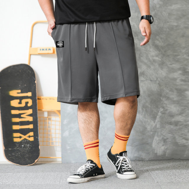 Fat Planet trendy brand men's loose straight leg five-point shorts ...