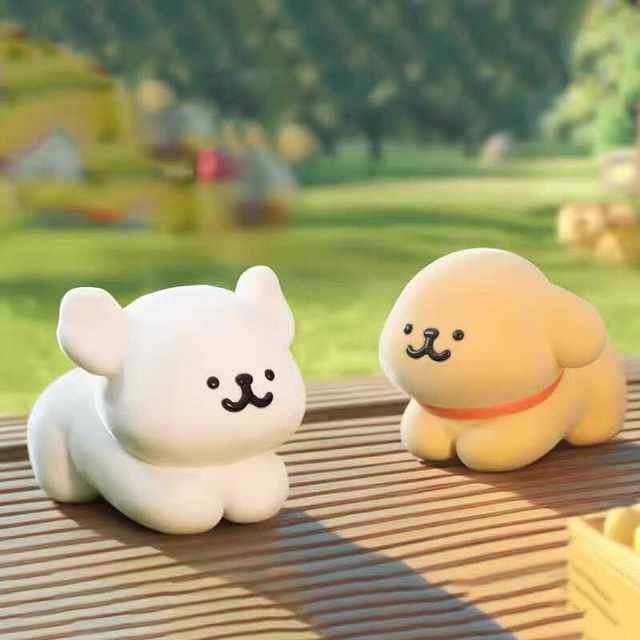 Genuine line puppy, we are the best in the world, a blind box flocking ...