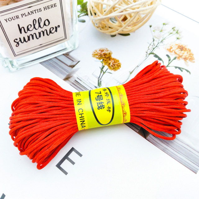 Line 7 20 meters Chinese knot wire braided handmade thread bracelet ...