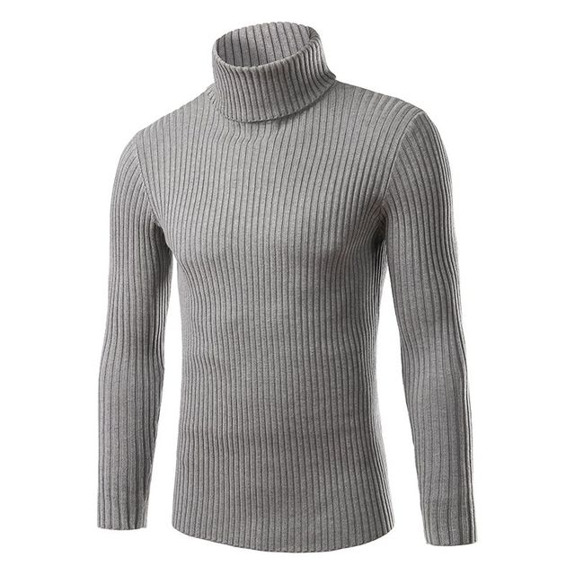 Sweater base layerKoreanSlimMensTurtleneckPulloverThinSweater