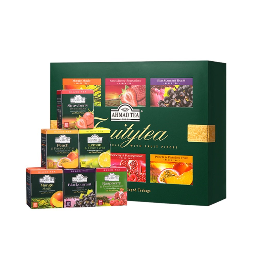 British Ahmad Tea Yaman Imported Tea Gift Box - 6 Types of Fruit ...