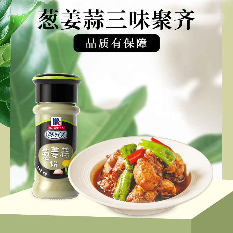 McCormick Onion Ginger Garlic Powder Seasoning 28g Bottle for Family ...