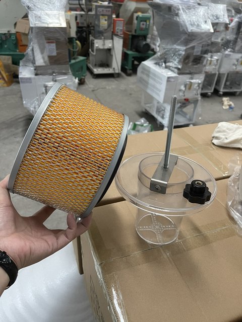 Machine side crusher recycling accessories parts dust collector top ...