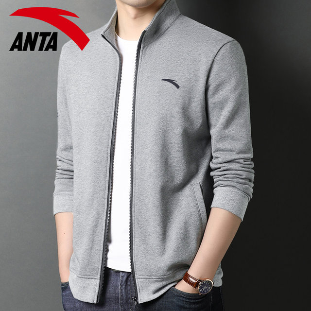 ANTA Jacket Men's Jacket Stand Collar Casual Running Autumn and Winter ...