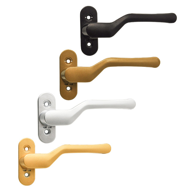 Crooked handle with lock, broken bridge, aluminum screen window ...